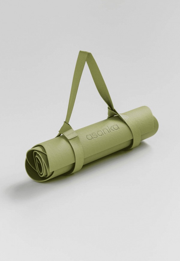 Коврик для йоги Asanka green wave yoga mat, цвет: зеленый, MP002XU002X1 ...