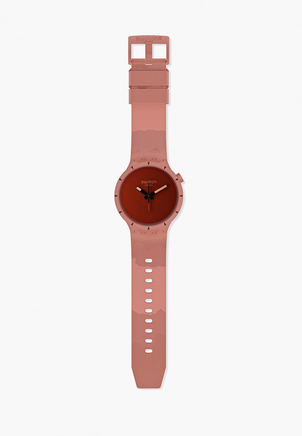 Часы Swatch LOST IN THE CANYON (SB03R100), цвет: розовый, MP002XU04WQW ...