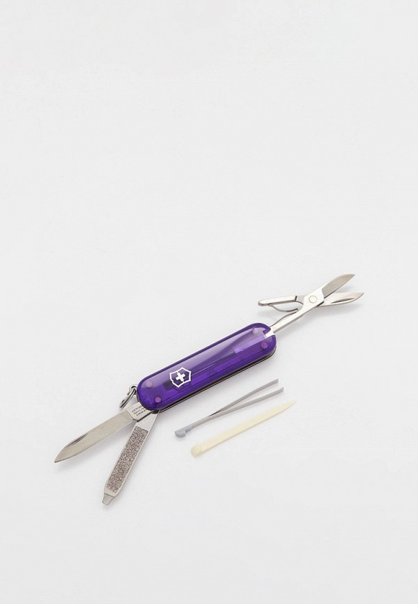 Набор маникюрный Victorinox складной, цвет: фиолетовый, MP002XU056TZ ...