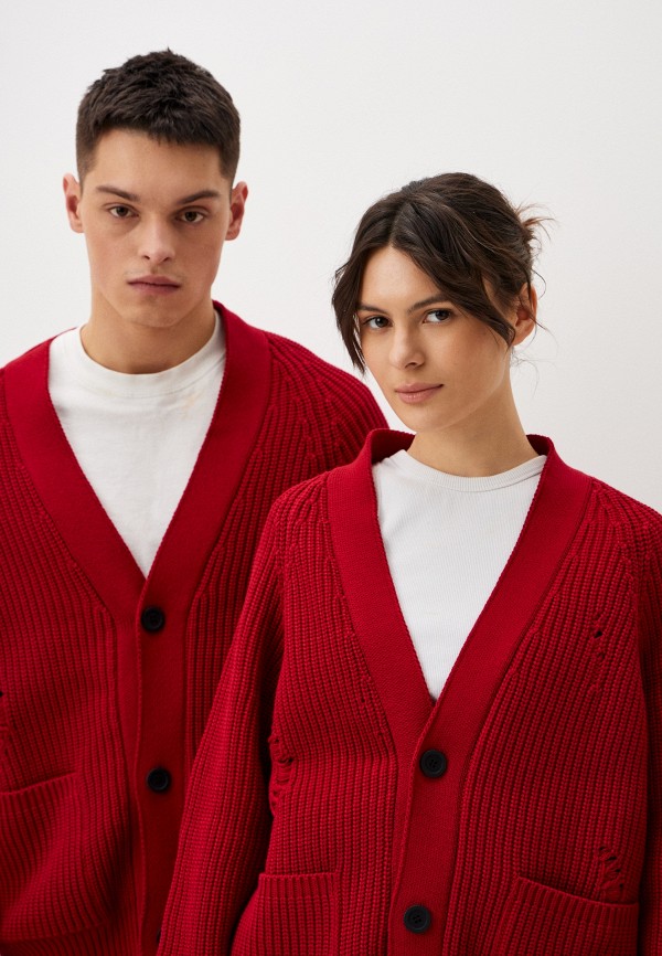 Кардиган SL1P, цвет: красный, MP002XU08EK0 — купить в интернет-магазине ...