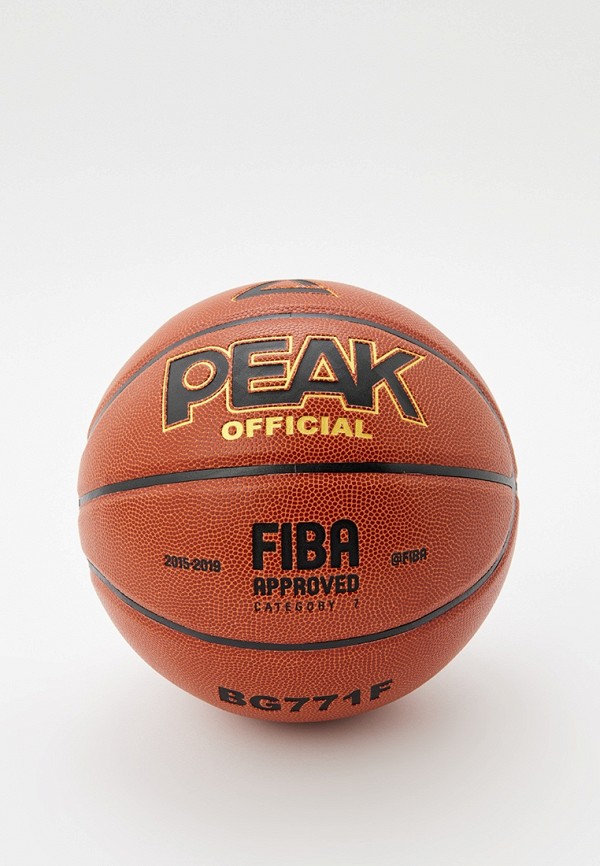 Мяч баскетбольный Peak FIBA Approved, цвет: коричневый, MP002XU0DEPE ...