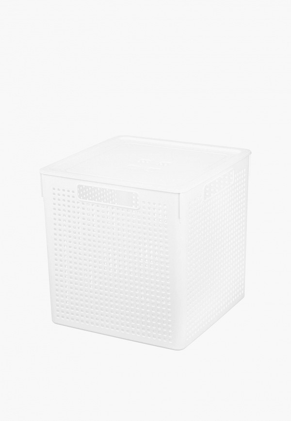 Короб для хранения Elcasa 23 л, с крышкой, цвет: белый, MP002XU0DHHF ...