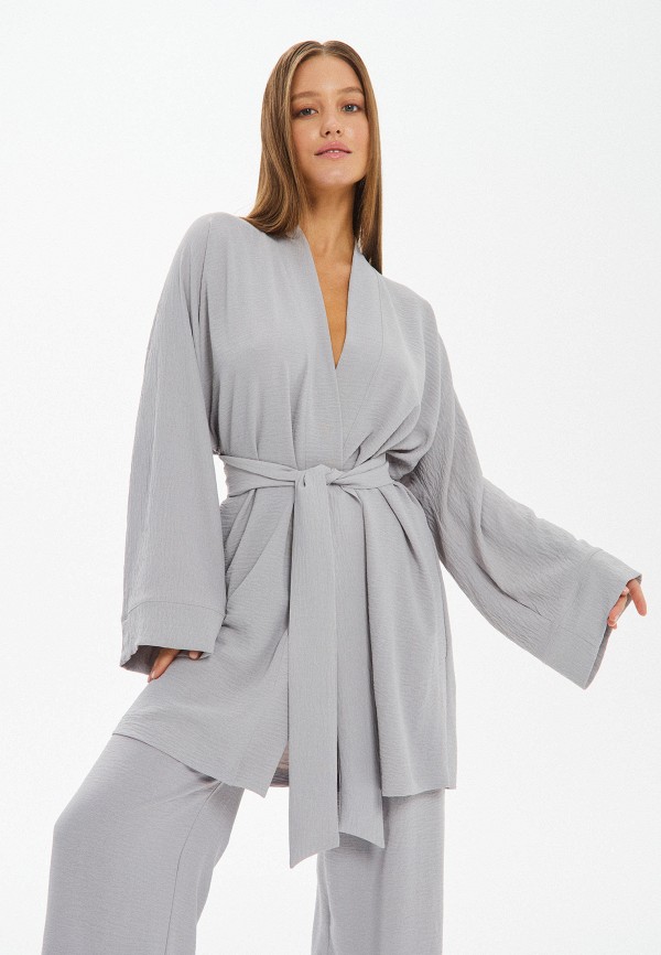 Пижама Mimi Pajamas Duo set Kimono Lamoda online, цвет: серый ...