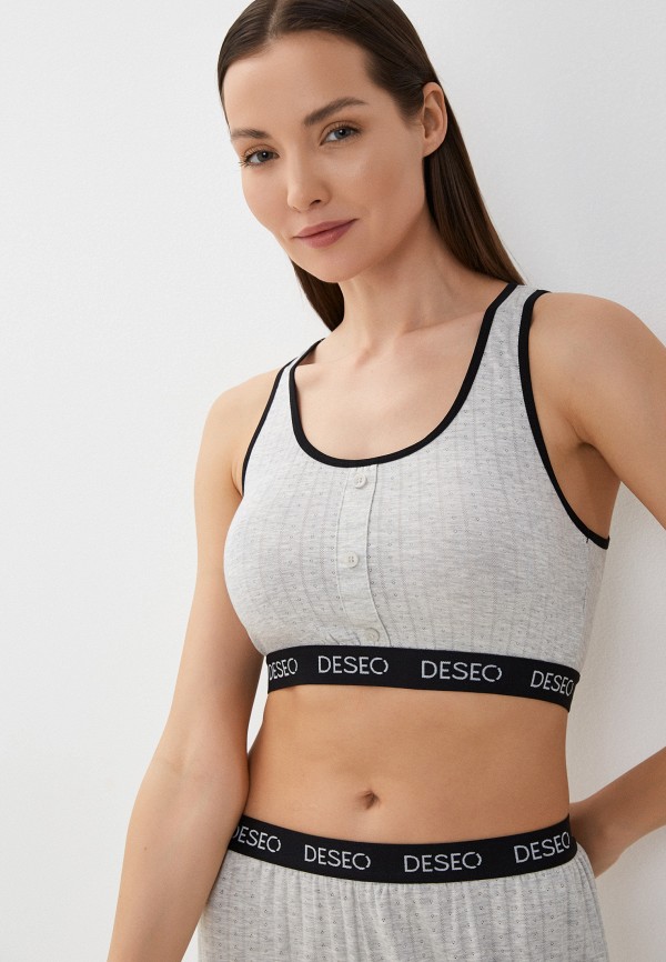 Пижама Deseo, цвет: серый, MP002XW011OA — купить в интернет-магазине Lamoda