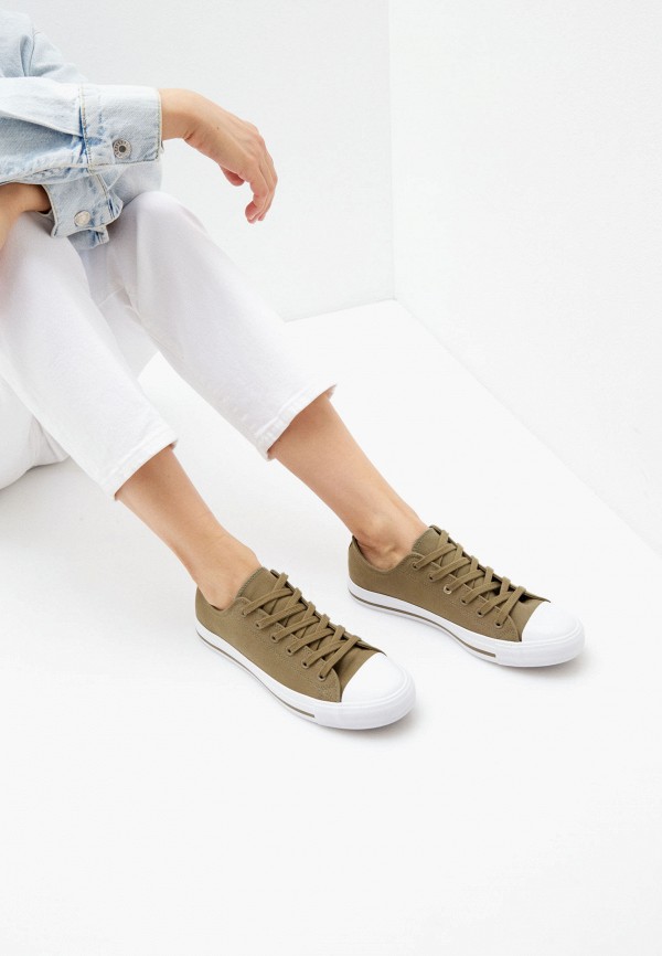 Кеды Tendance, цвет: хаки, MP002XW01DOI — купить в интернет-магазине Lamoda