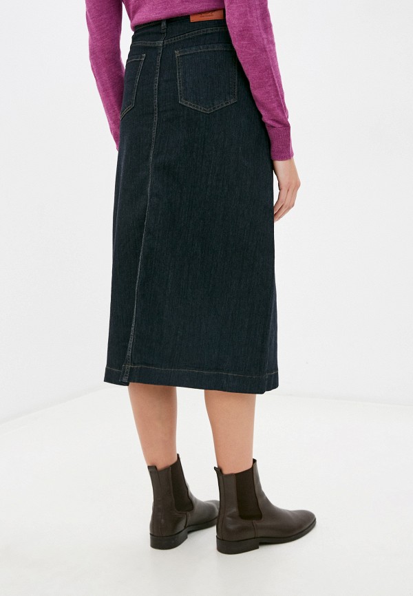 Юбка джинсовая Vilatte, цвет: синий, MP002XW02XIS — купить в интернет ...