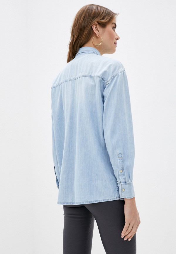 Рубашка джинсовая Mustang, цвет: голубой, MP002XW03SOW — купить в ...