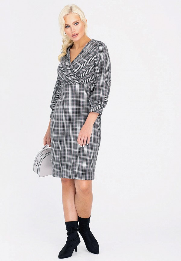 Платье Olga Peltek Лунара, цвет: серый, MP002XW041YQ — купить в ...