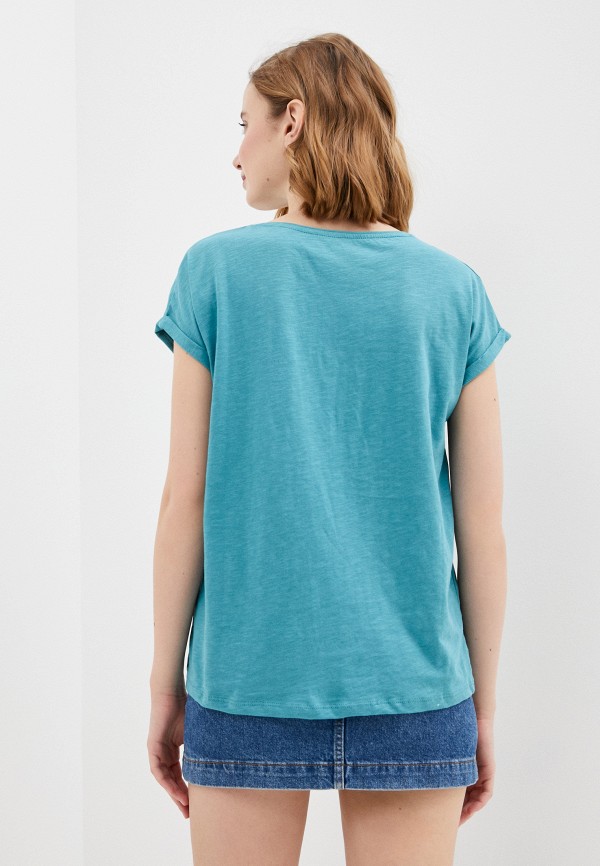 Футболка Mavi BASIC SHORT SLEEVE TOP, цвет: бирюзовый, MP002XW05N2L ...