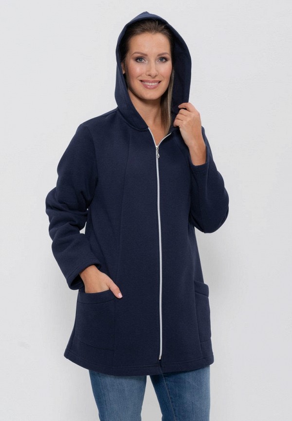 Толстовка Cleo, цвет: синий, MP002XW0A56U — купить в интернет-магазине ...