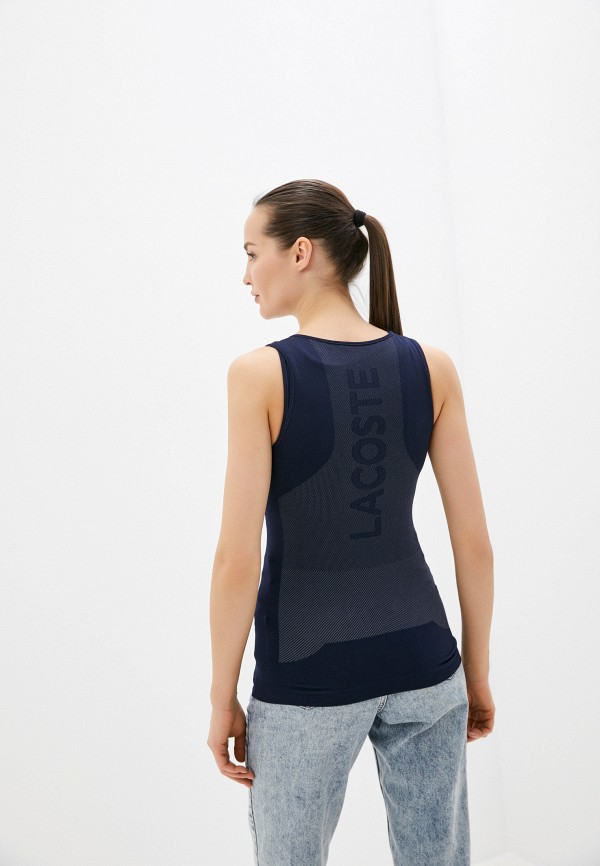 Майка спортивная Lacoste, цвет: синий, MP002XW0AGNJ — купить в интернет ...