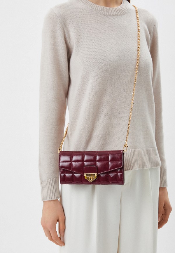 Клатч Michael Kors, цвет: бордовый, MP002XW0B1YK — купить в интернет ...