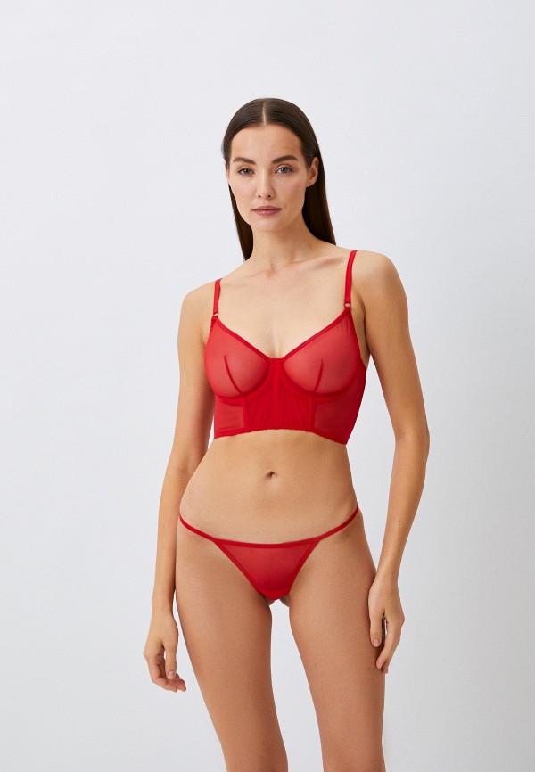 Бюстгальтер Petra Basic Red, цвет: красный, MP002XW0EKAK — купить в интернет-магазине Lamoda