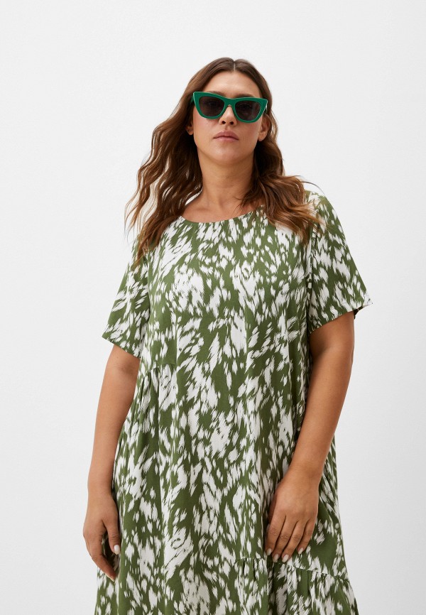 Платье Ганг, цвет: зеленый, MP002XW0J1MS — купить в интернет-магазине ...