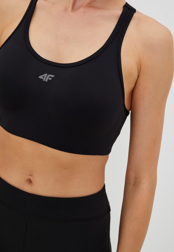 Топ спортивный 4F SPORT BRA F036, цвет: черный, MP002XW0JP6E — купить в интернет-магазине Lamoda