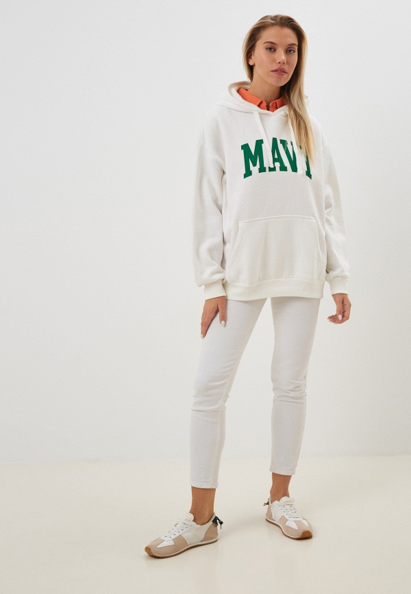 Худи Mavi SWEATSHIRT, цвет: белый, MP002XW0KCGH — купить в интернет ...