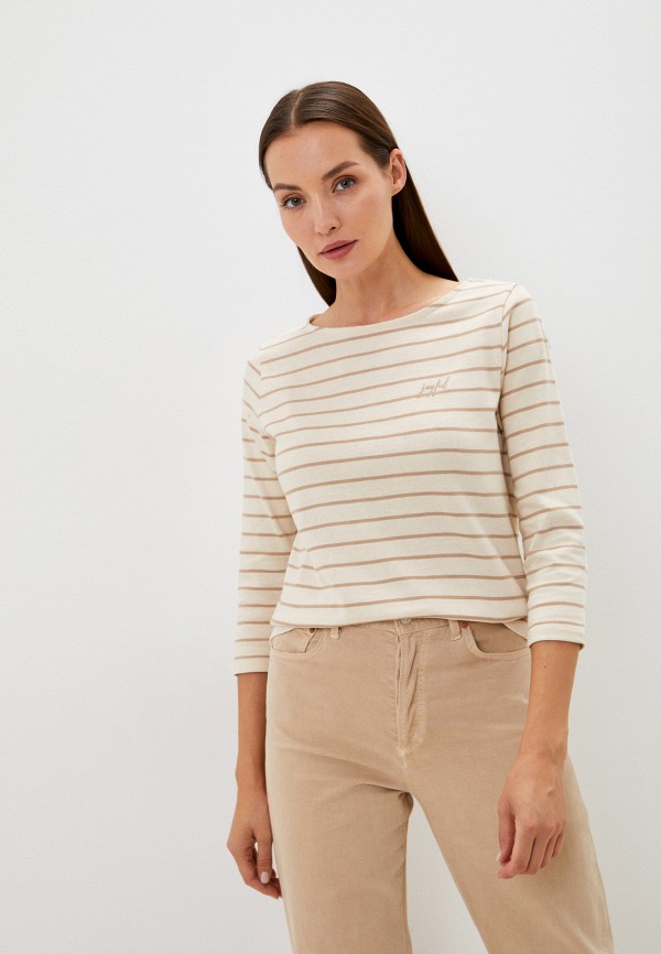 Лонгслив Tom Tailor, цвет: бежевый, MP002XW0KDTB — купить в интернет-магазине Lamoda