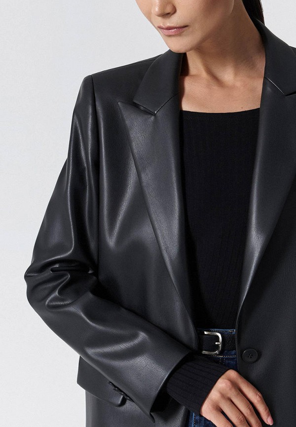 Жакет Charuel LONG ECO LEATHER JACKET, цвет: черный, MP002XW0KFI2 ...