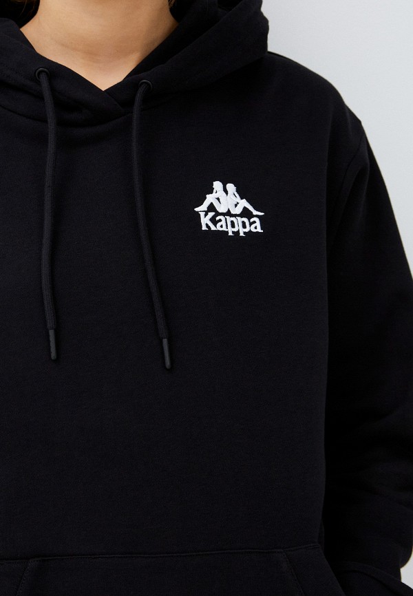 Худи Kappa, цвет: черный, MP002XW0KFZN — купить в интернет-магазине Lamoda