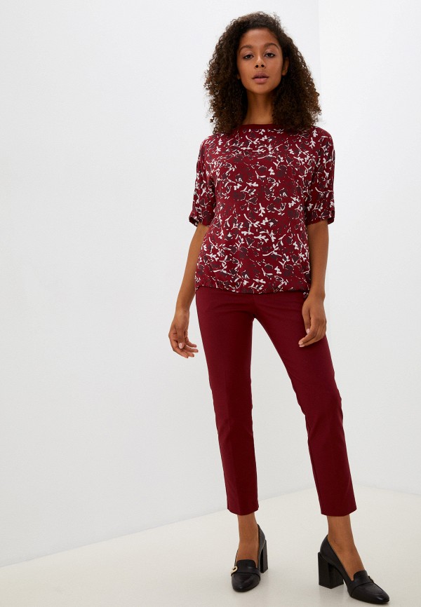 Блуза Gerry Weber, цвет: бордовый, MP002XW0KQUA — купить в интернет ...