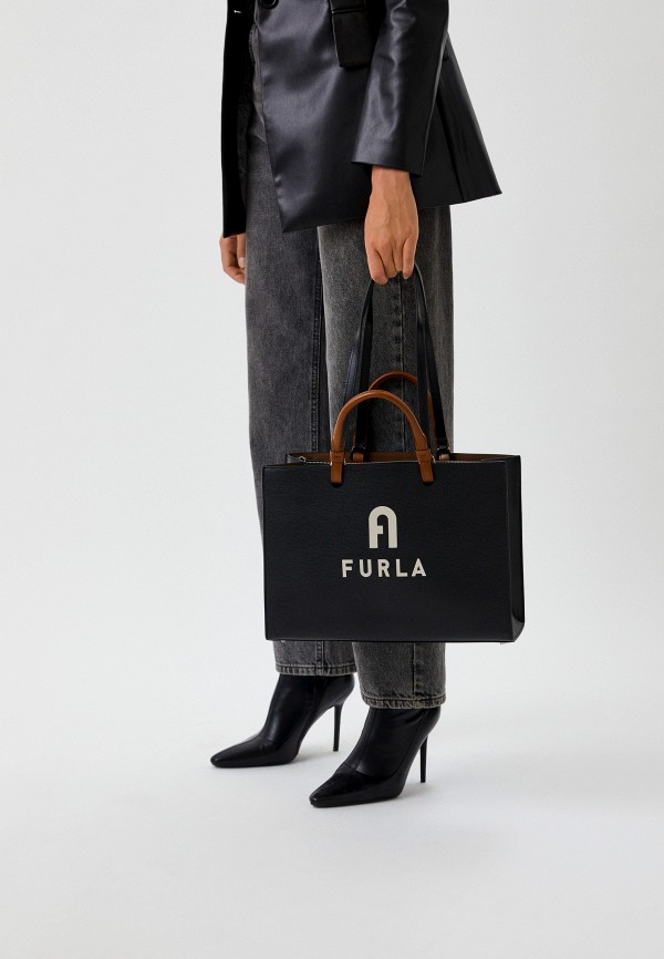 Сумка Furla FURLA VARSITY STYLE L TOTE E/W, цвет: черный, MP002XW0KQZN — купить в интернет ...