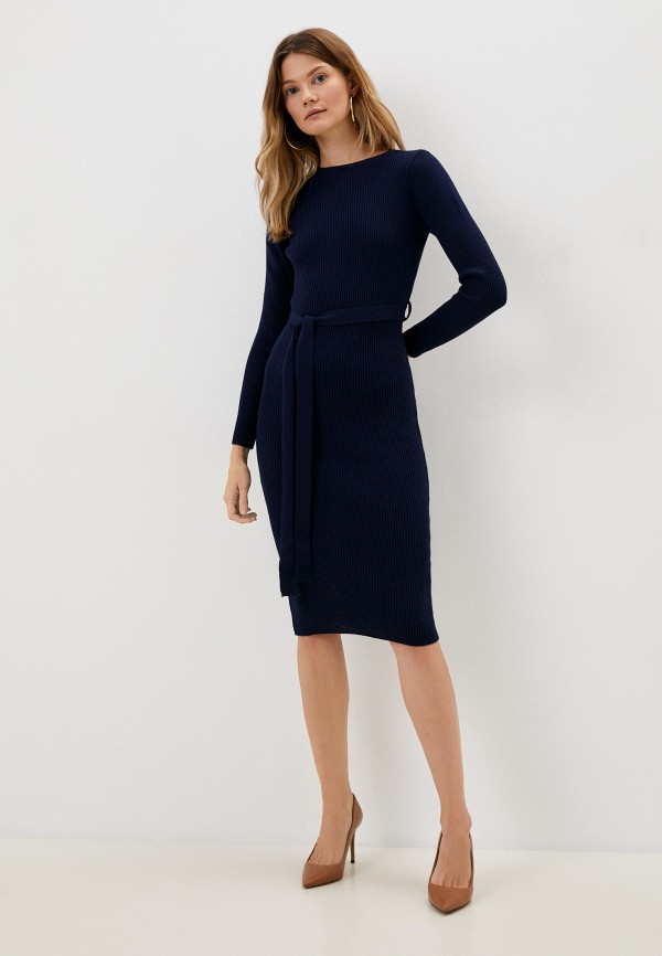 Платье Trendyol, цвет: синий, MP002XW0KSQM — купить в интернет-магазине ...