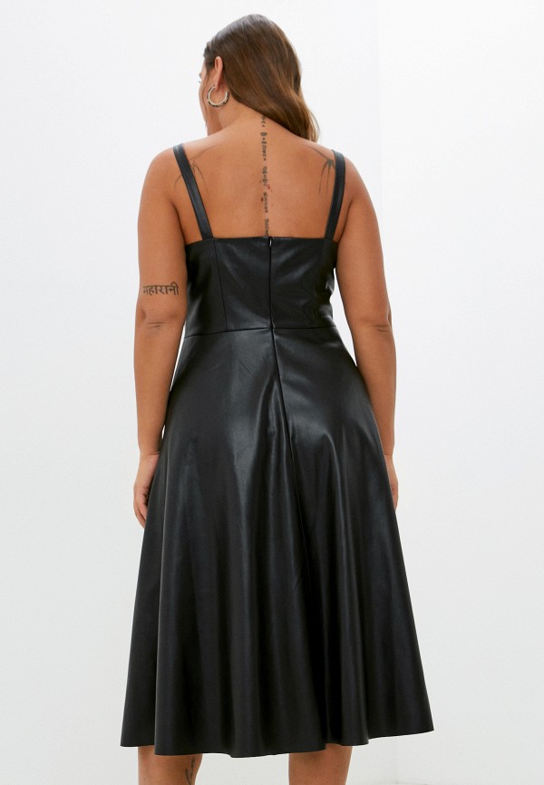 Платье Charuel ECO LEATHER SUNDRESS WITH THIN SHAPES, цвет: черный ...