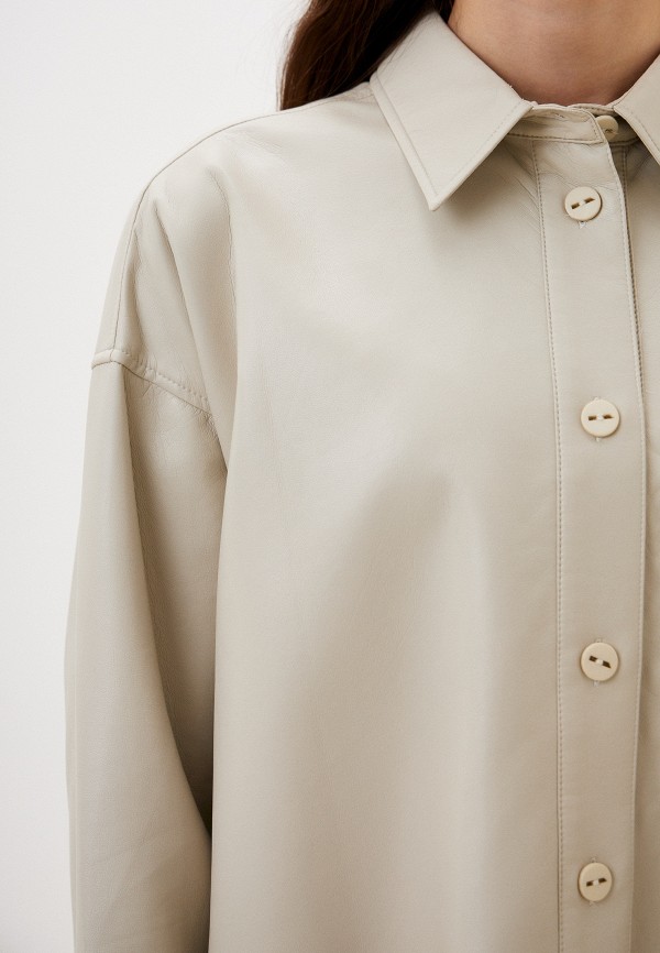 Рубашка Adolfo Dominguez, цвет: бежевый, MP002XW0MV52 — купить в ...