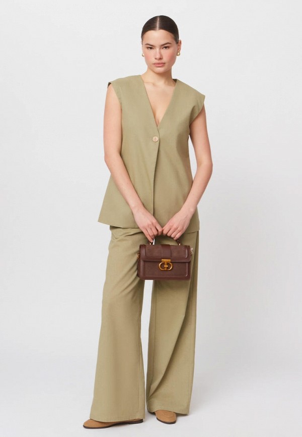 Жилет Vittoria Vicci Lamoda Online Exclusive, цвет: хаки, MP002XW0ONBL — купить в интернет ...