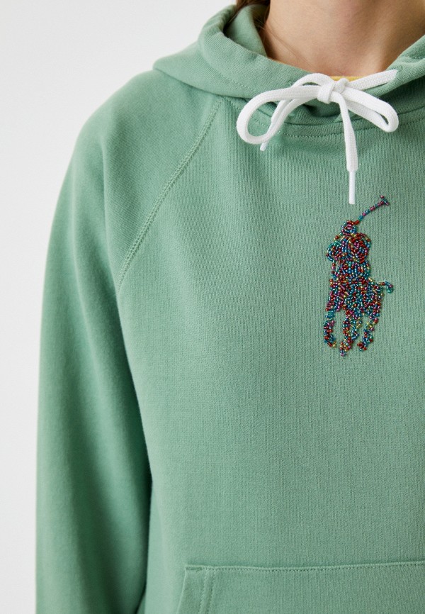 Худи Polo Ralph Lauren, цвет: зеленый, MP002XW0ONN6 — купить в интернет ...