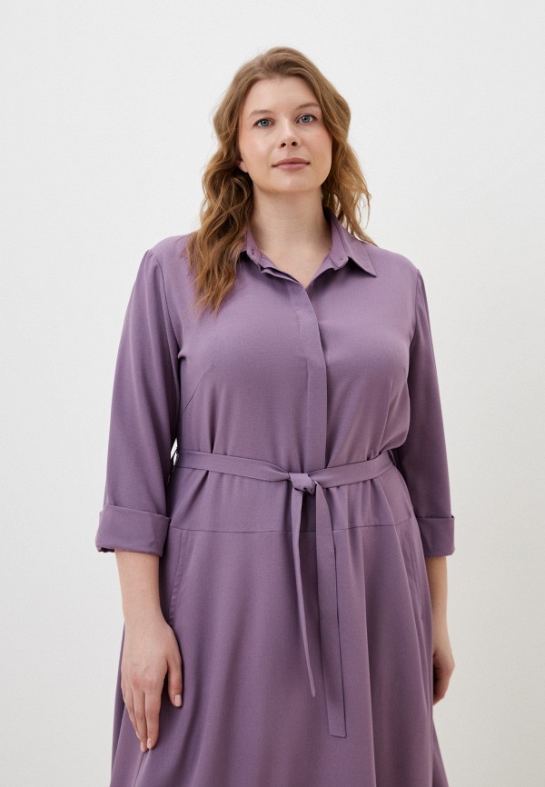 Платье Balsako, цвет: фиолетовый, MP002XW0P6FS — купить в интернет ...