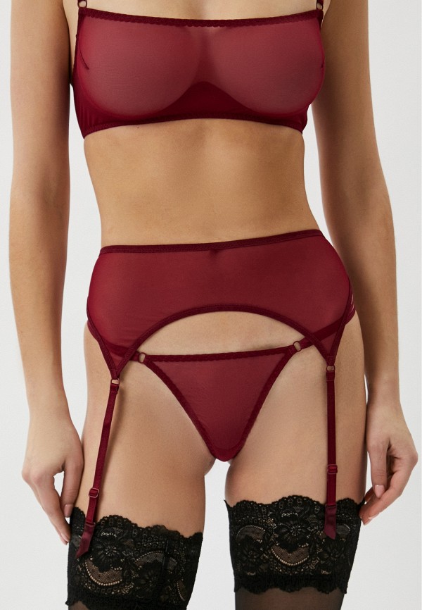 Пояс для чулок Petra Basic Garter Belt Ruby, цвет: бордовый, MP002XW0PK8L — купить в интернет ...