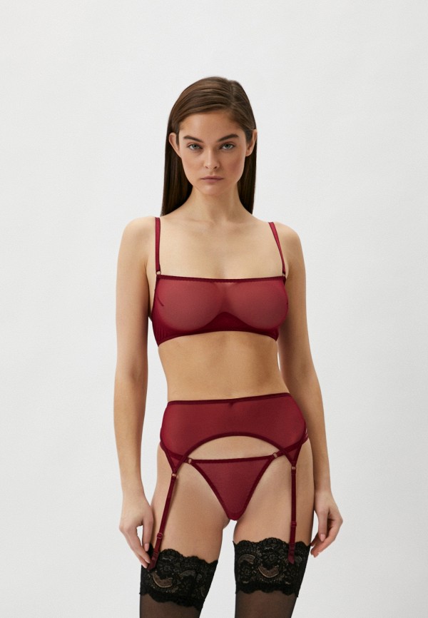 Пояс для чулок Petra Basic Garter Belt Ruby, цвет: бордовый, MP002XW0PK8L — купить в интернет ...