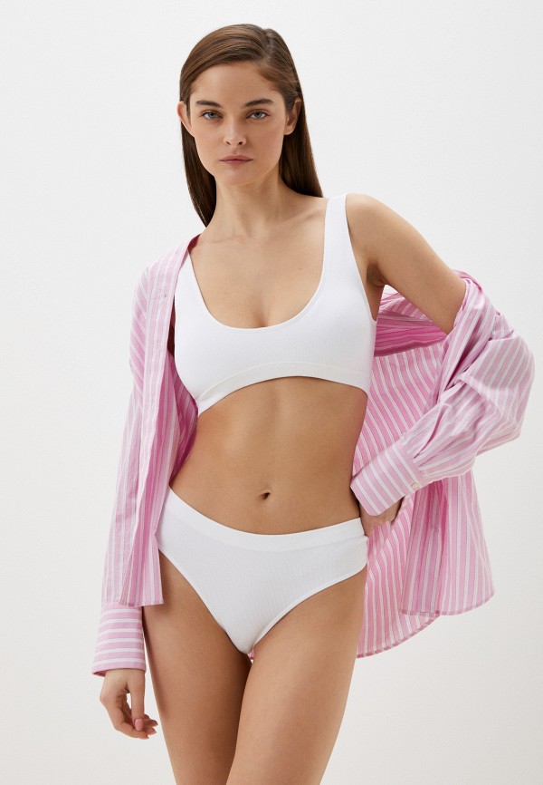 Бюстгальтер Befree, цвет: белый, MP002XW0PX8H — купить в интернет-магазине Lamoda