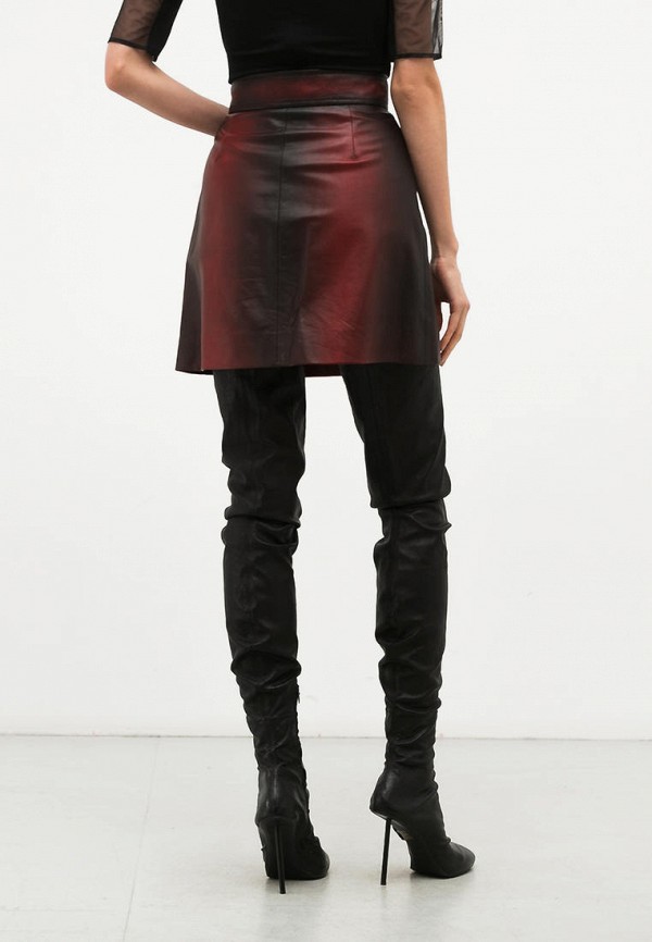 Юбка Miu Miu Resale цвет бордовый Mp002xw0q292 — купить в интернет магазине Lamoda