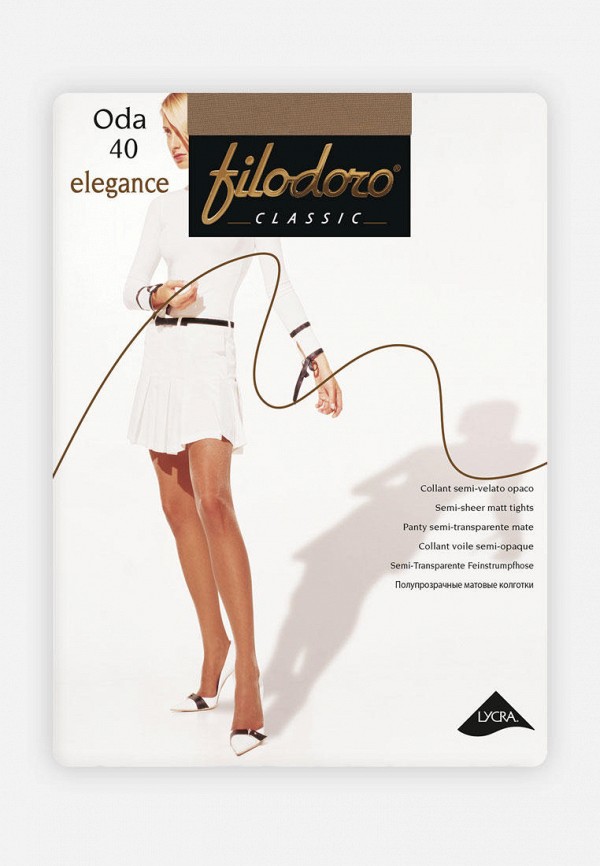 Колготки Filodoro Classic ODA Elegance 40 DEN, цвет: бежевый ...