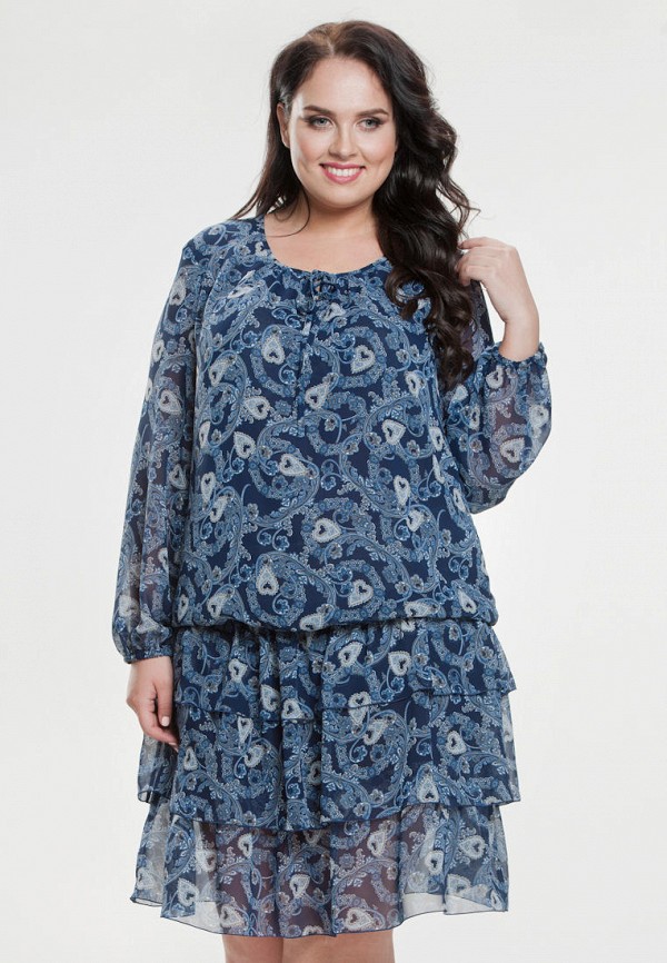 Платье Prima Linea, цвет: синий, MP002XW0RG9Z — купить в интернет ...