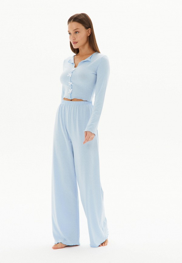 Пижама Mimi Pajamas Home duo set «Heart», цвет: голубой, MP002XW0STCJ ...