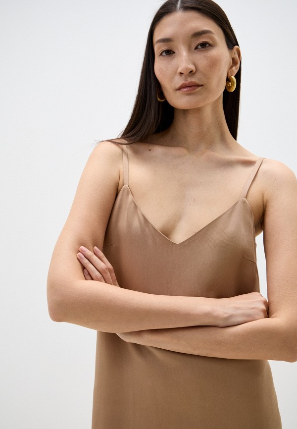 Сарафан Soloha.soloha, цвет: коричневый, MP002XW0SYC6 — купить в интернет-магазине Lamoda