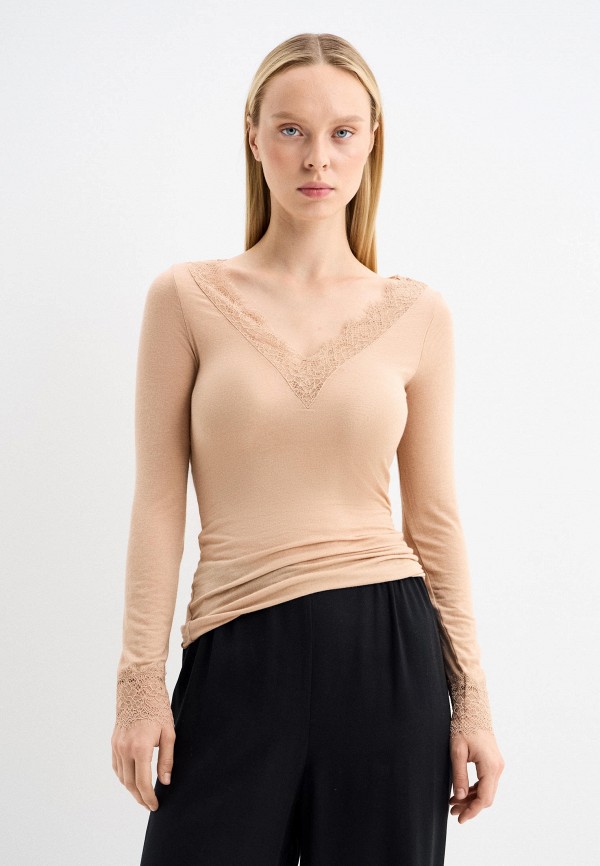 Лонгслив Intimissimi, цвет: бежевый, MP002XW0UBWE — купить в интернет ...
