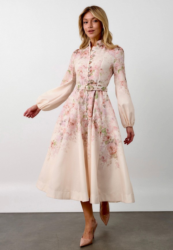 Платье Miss Chic, цвет: бежевый, MP002XW0UHX6 — купить в интернет ...