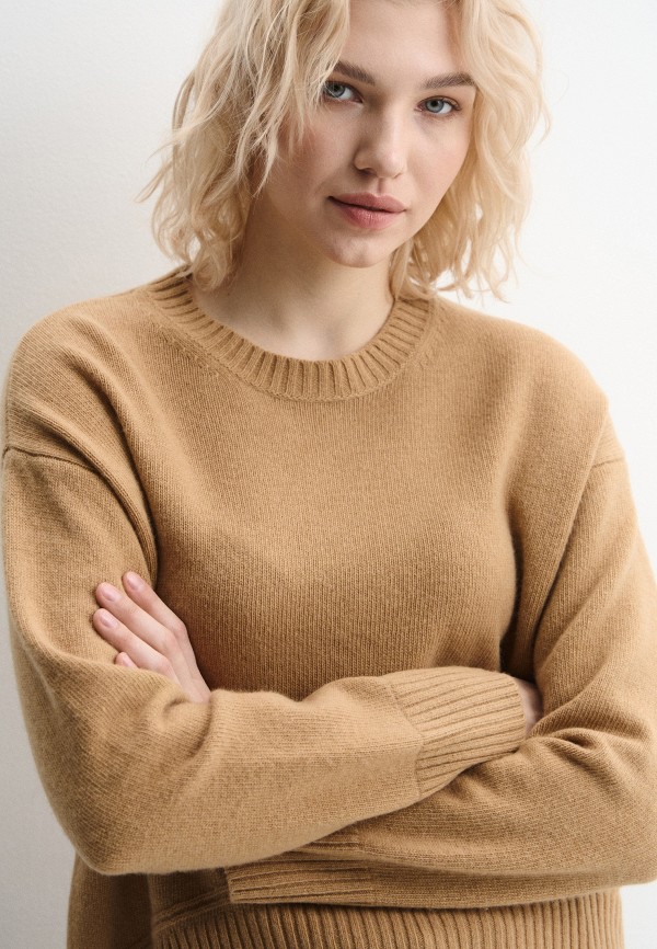 Джемпер United Colors of Benetton MAGLERIA, цвет: бежевый, MP002XW0USYC ...