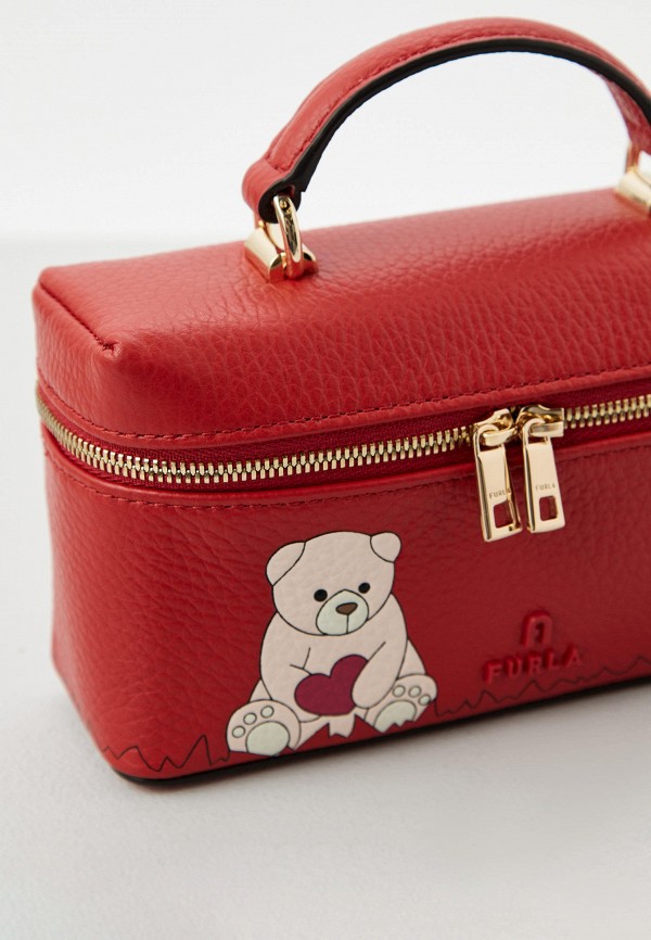 Сумка Furla FURLA CAMELIA MICRO VANITY CASE CROSSBODY, цвет: красный ...