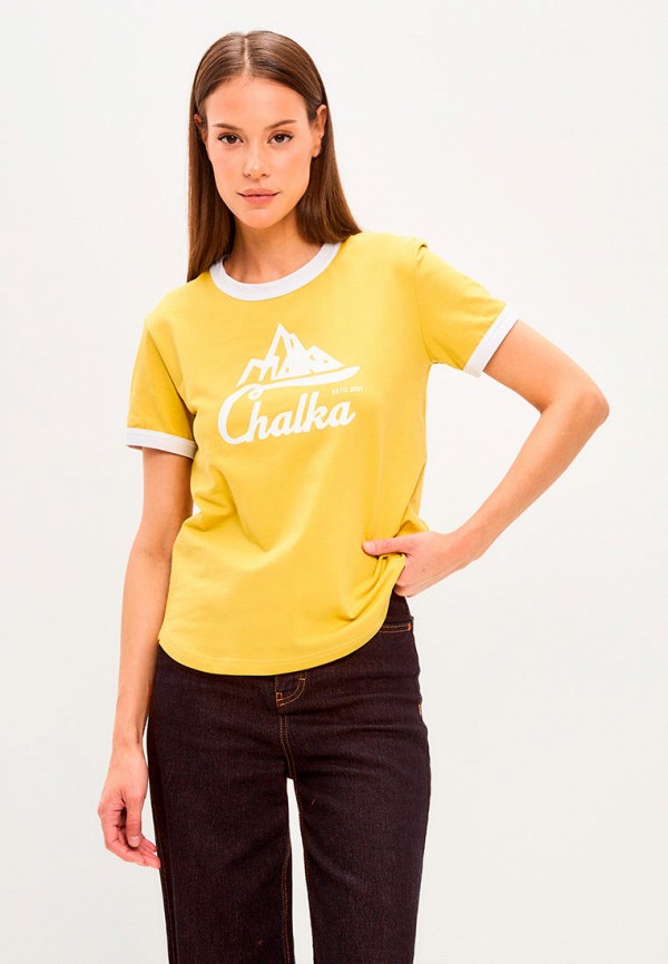 Футболка Chalka, цвет: желтый, MP002XW10059 — купить в интернет ...