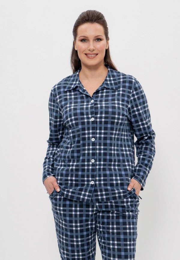 Пижама Cleo, цвет: синий, MP002XW12B1F — купить в интернет-магазине Lamoda