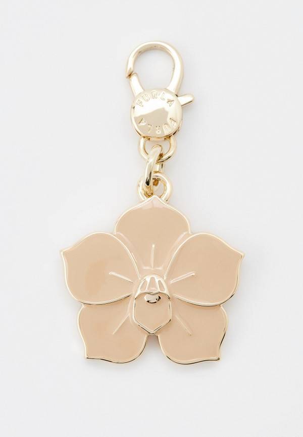 Брелок Furla FURLA HASHTAG ORCHIDEA CHARM, цвет: бежевый, MP002XW12IR8 ...