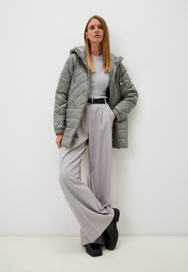 Куртка стеганая Снежная Королева, цвет: серый, MP002XW148BP — купить в ...