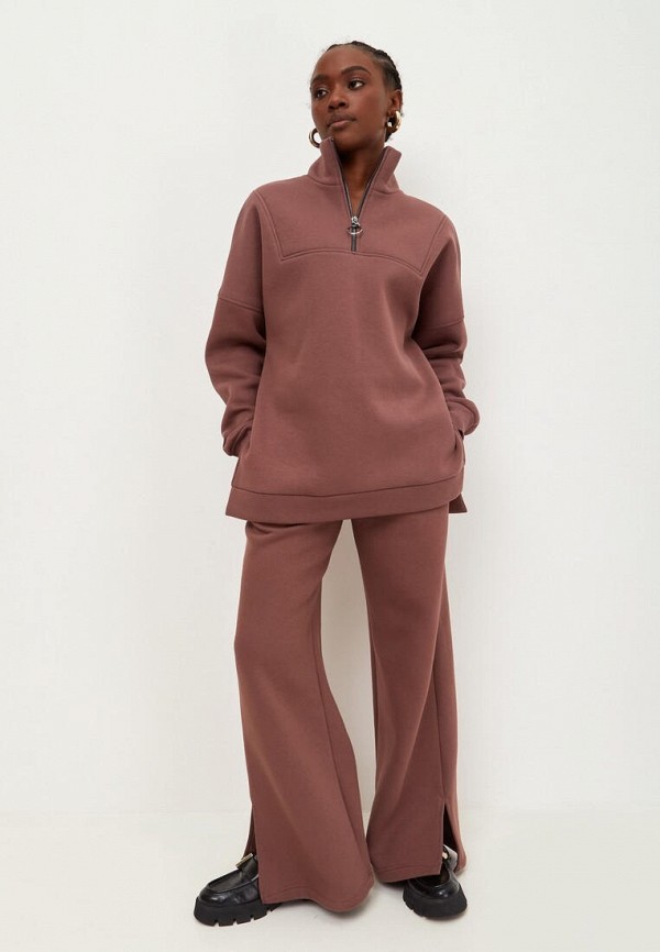 Костюм спортивный Must Have Basis Sport-Chic, цвет: коричневый ...