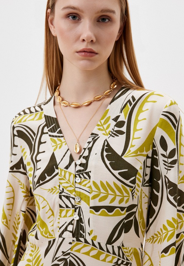 Платье Villagi, цвет: бежевый, MP002XW14US6 — купить в интернет ...