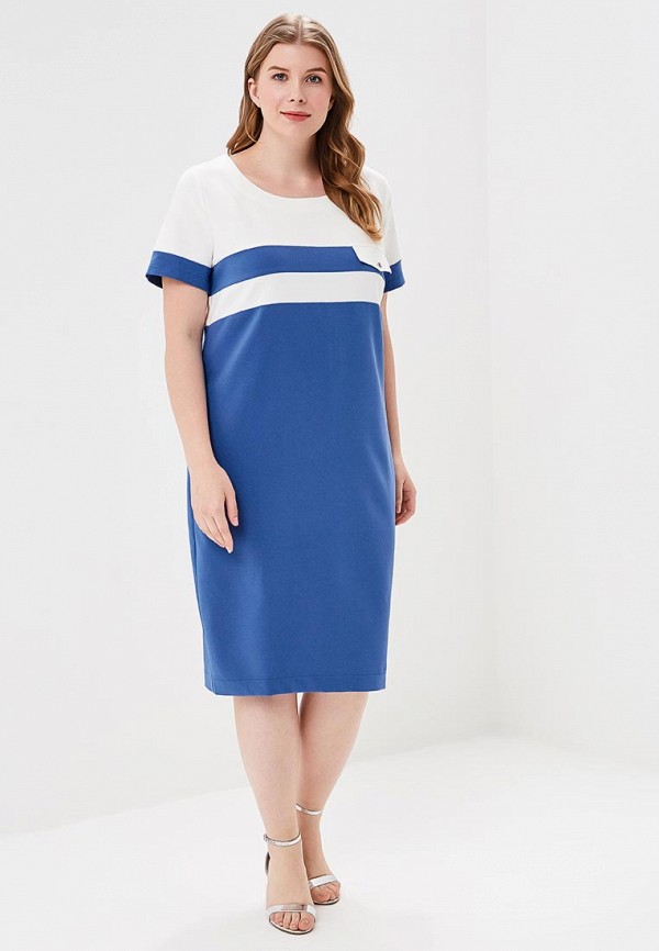 Платье Balsako Латте, цвет: синий, MP002XW16P1U — купить в интернет ...